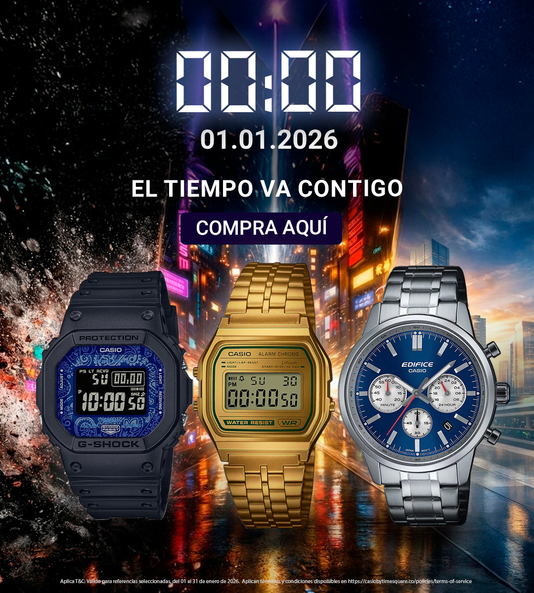 Compra Relojes Originales Casio Colombia – Casio by Timesquare